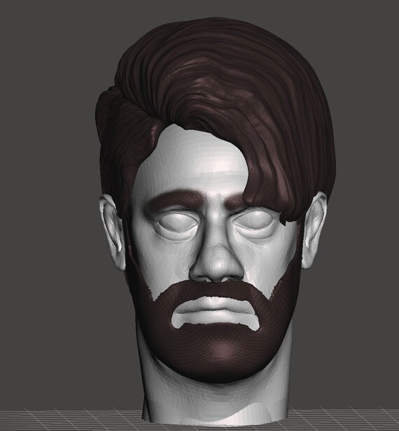 Sacha Master Action Figure Custom Head 3D Printed | Etsy