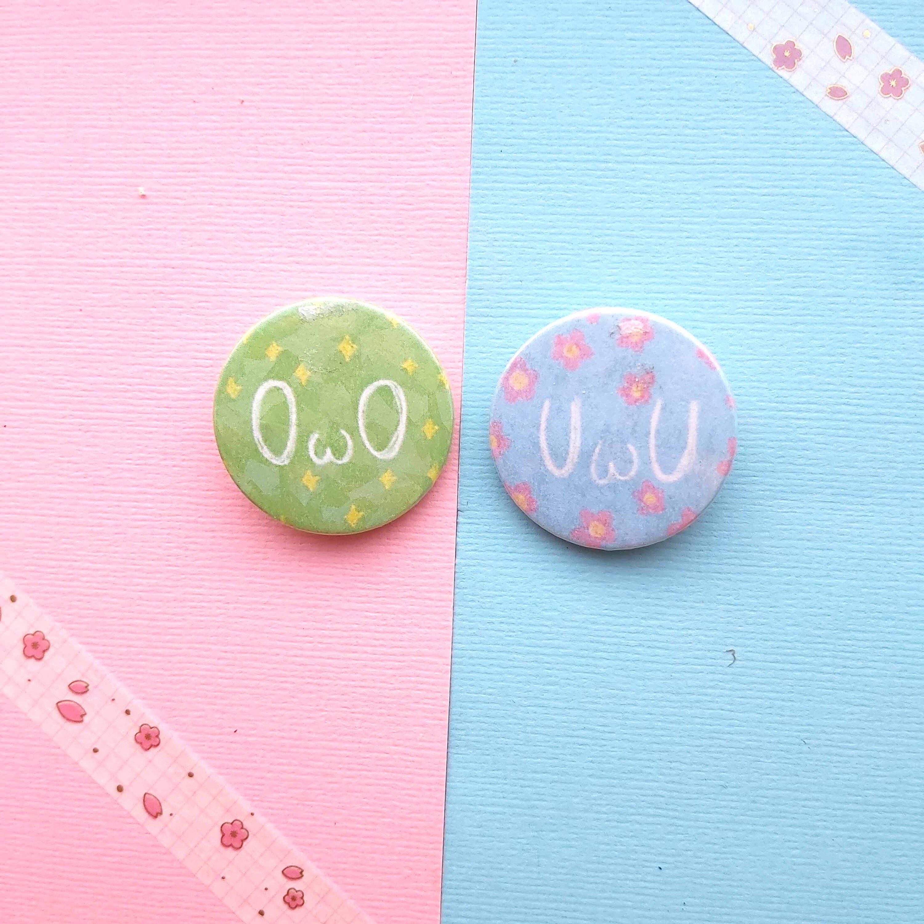 Owo Uwu Buttons - Etsy