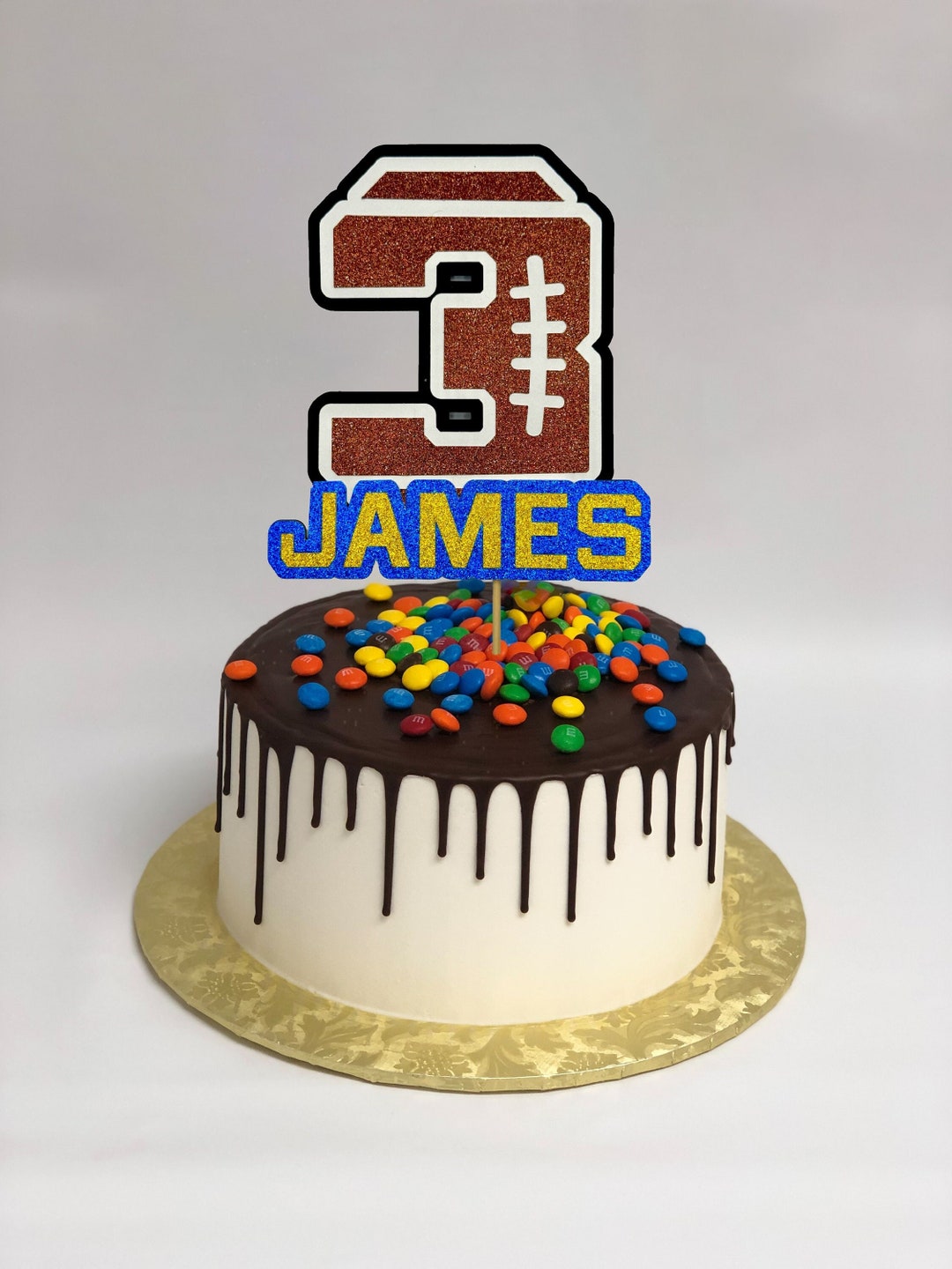 Personalized Cake Topper | Custom Number Cake Decoration With Any Name ...