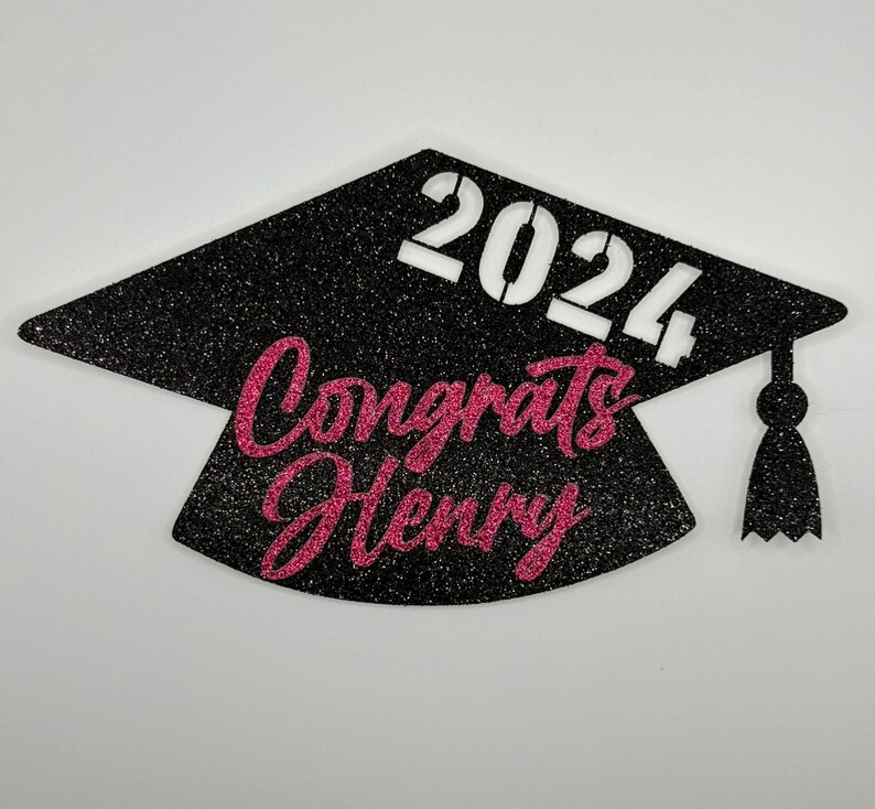 Personalized Graduation Cake Topper | Custom 2025 Congrats Cake ...
