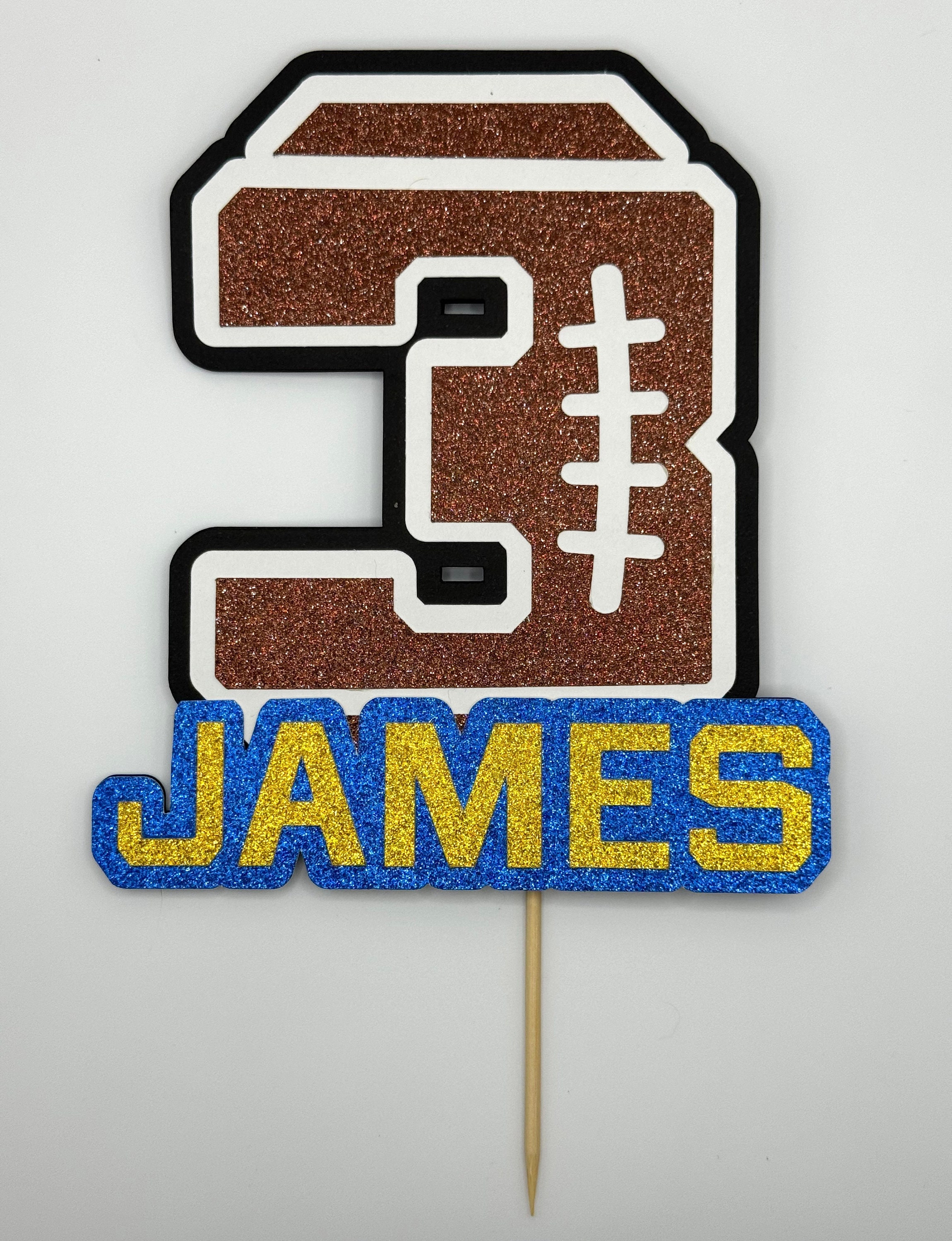 Personalized Cake Topper | Custom Number Cake Decoration With Any Name ...