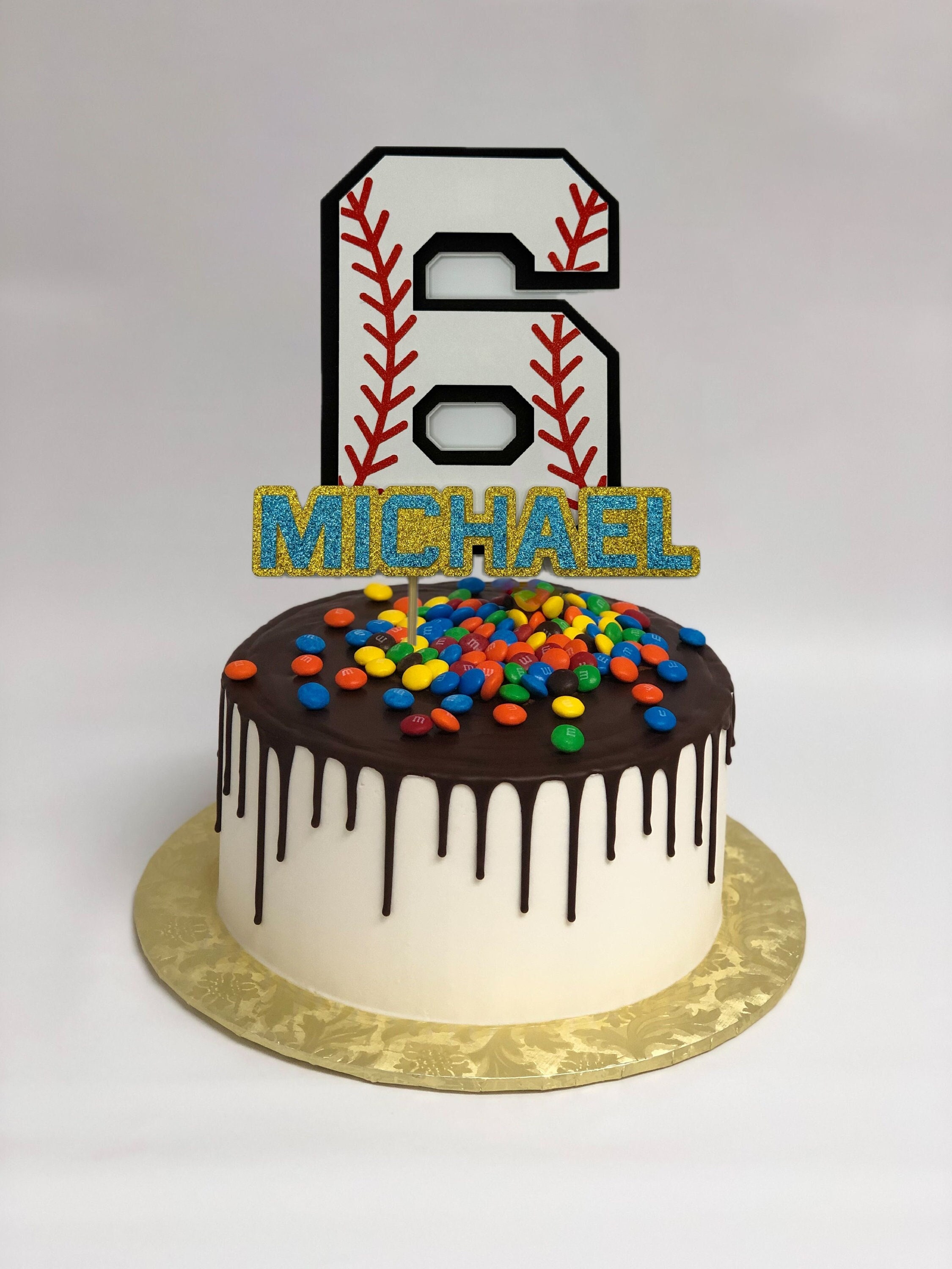 Personalized Cake Topper | Custom Number Cake Decoration With Any Name ...