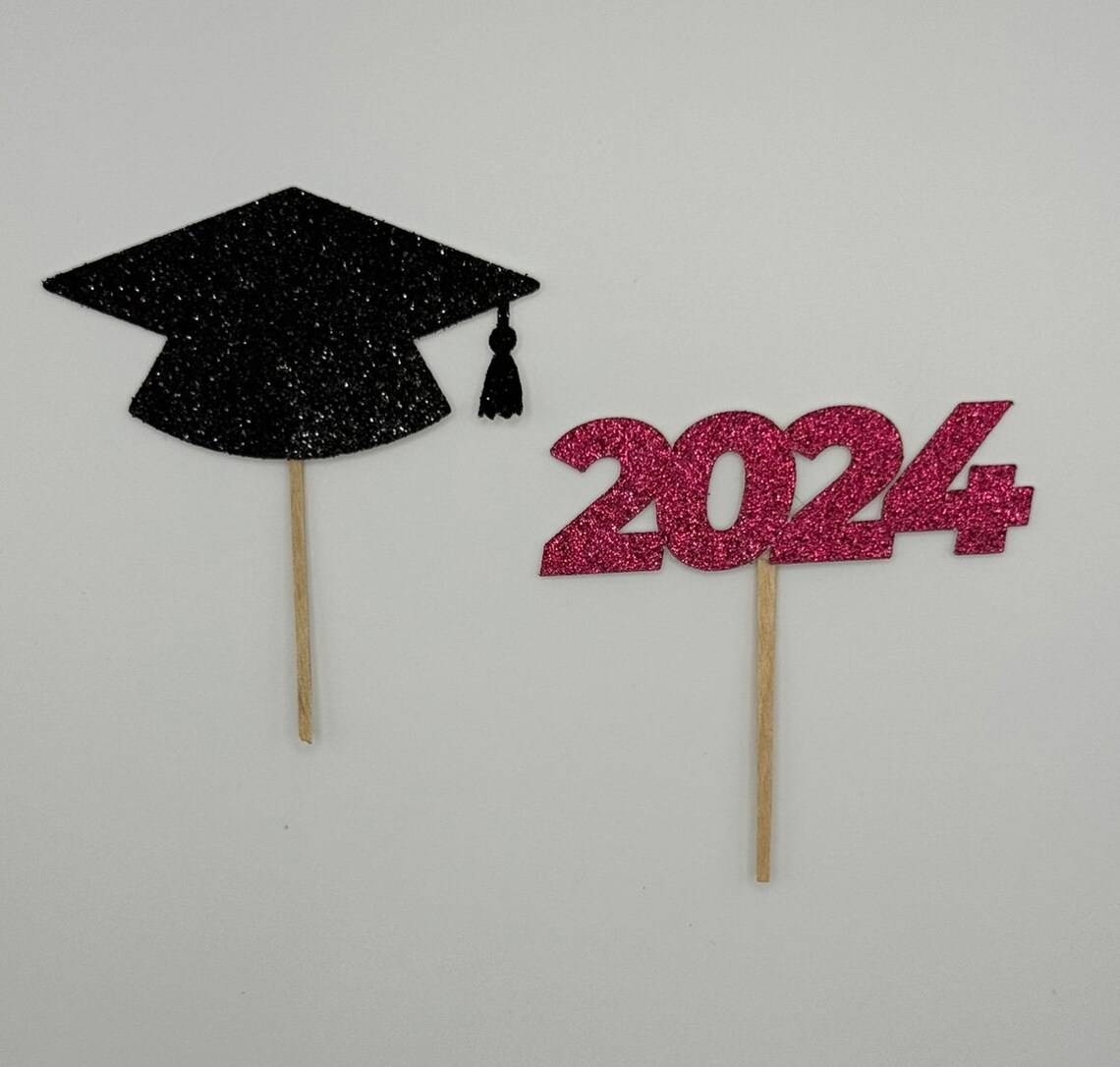 Graduation Cupcake Topper 2024 Cupcake Topper Grad Party Cupcake ...