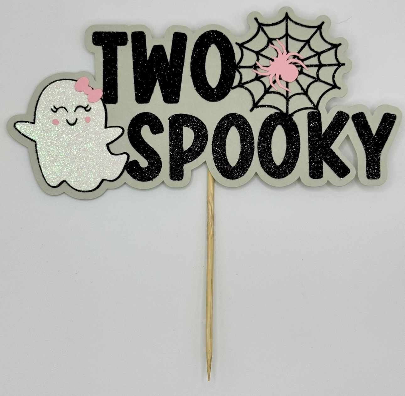 Two Spooky Cake Topper Halloween Birthday Cake Decoration Spooky Season ...