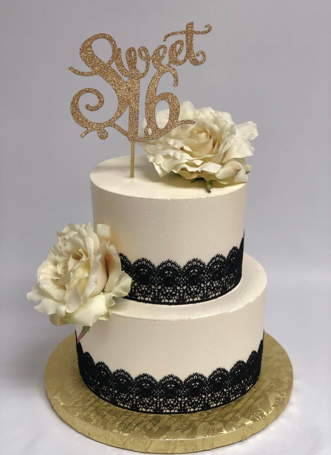 Sweet 16 Cake Topper | Sweet Sixteen Cake Decoration | 16th Birthday ...