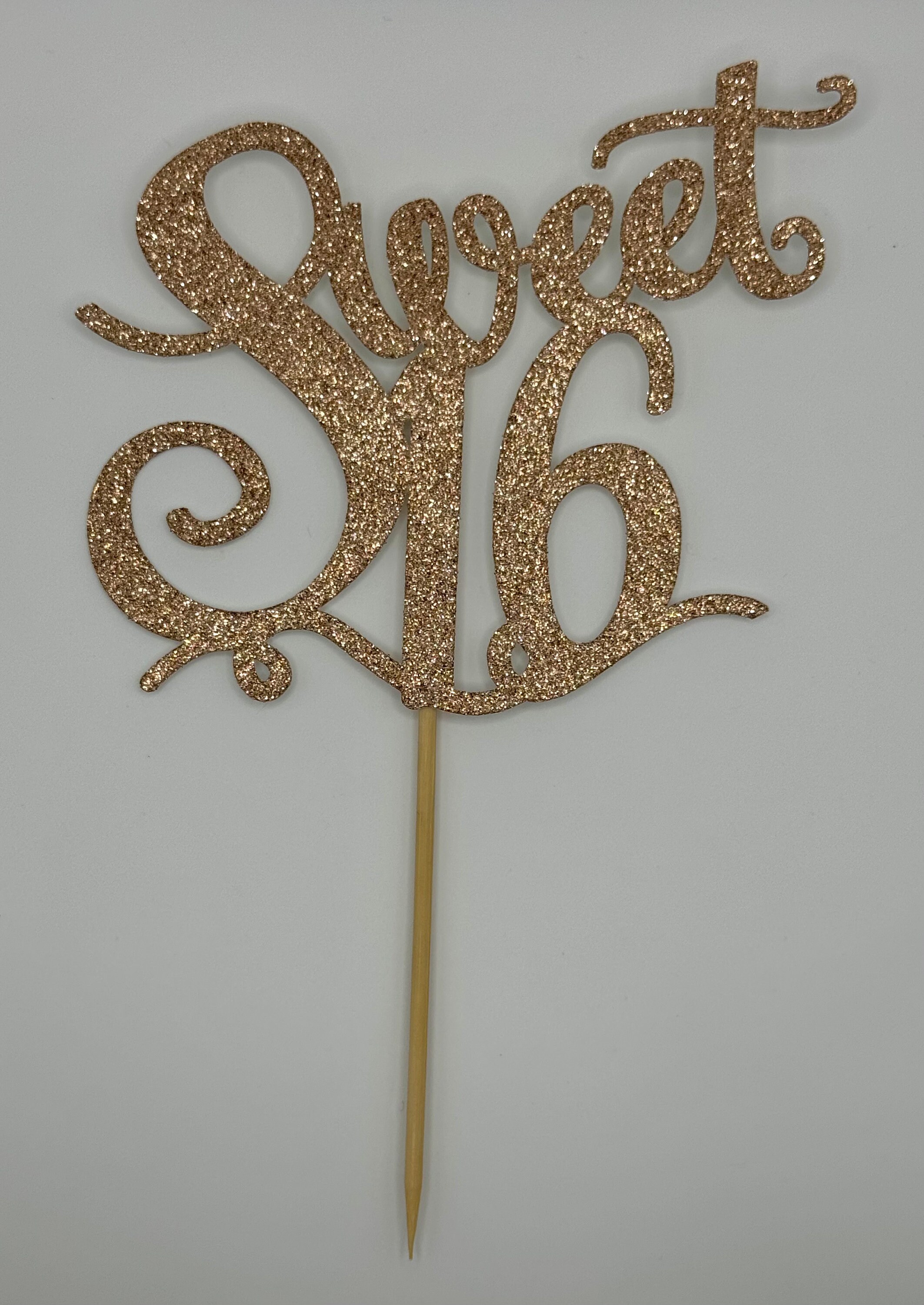 Sweet 16 Cake Topper | Sweet Sixteen Cake Decoration | 16th Birthday ...