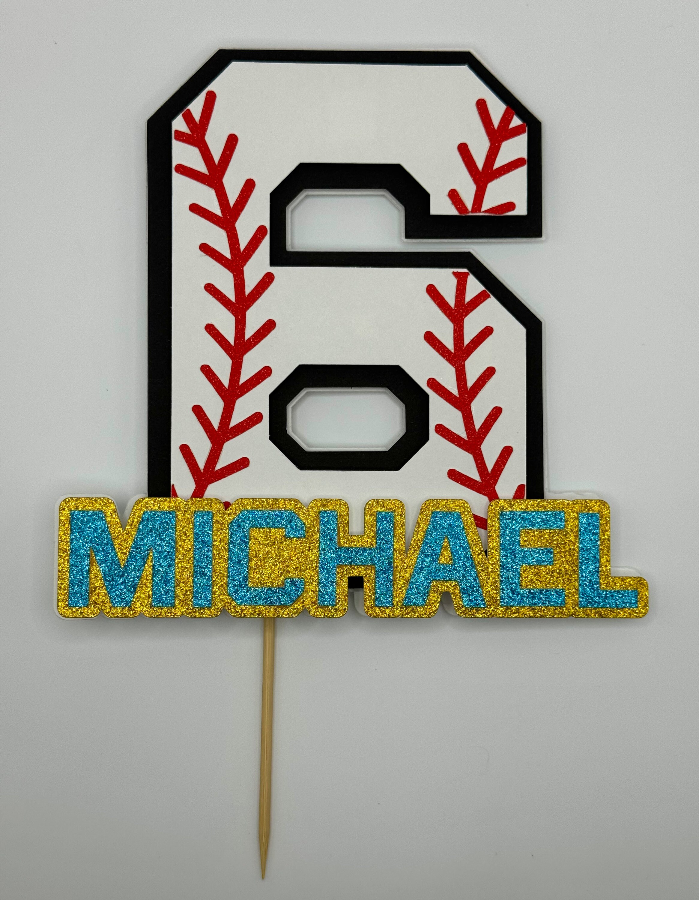 Personalized Cake Topper | Custom Number Cake Decoration With Any Name ...