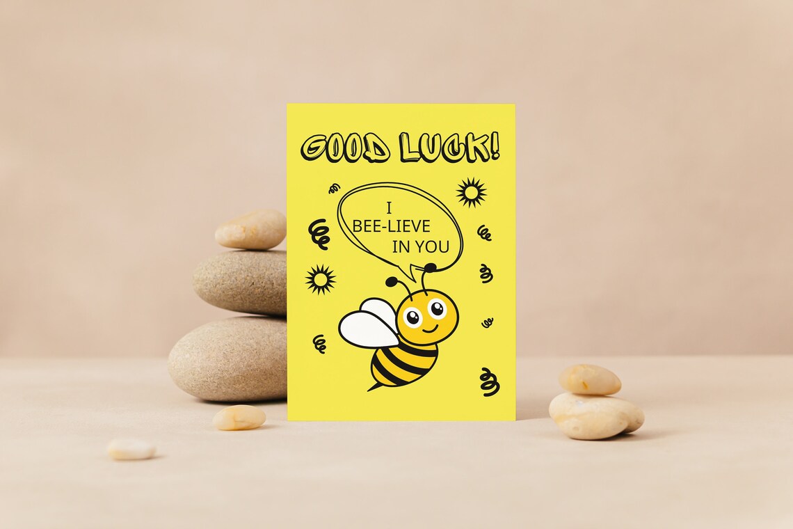 Good Luck in Your Exams Card Success Card Editable - Etsy