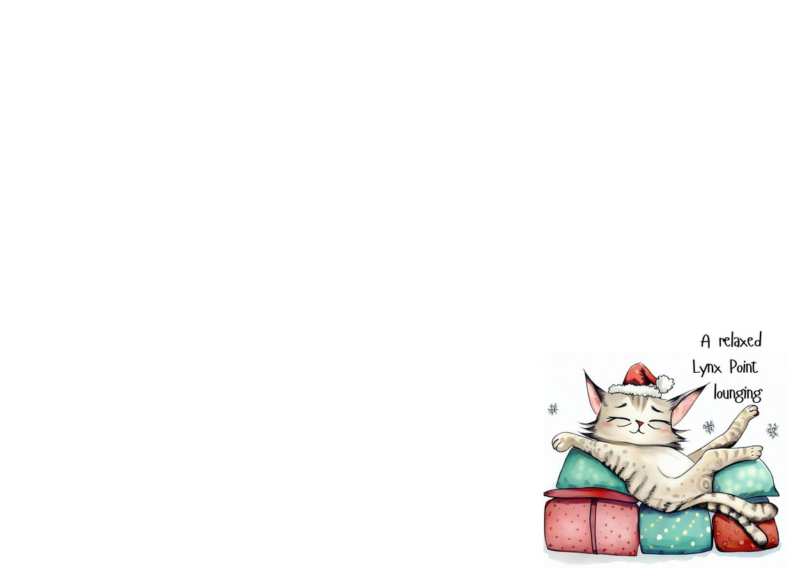 The Twelve Cats of Christmas A High-quality A5 Christmas Card for Cat ...