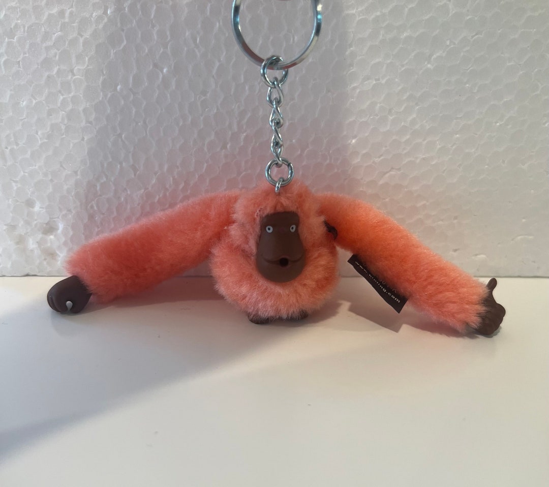 Kipling Medium Gorilla Monkey Keychain - Etsy