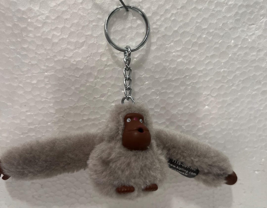 Kipling Medium Gorilla Monkey Keychain - Etsy