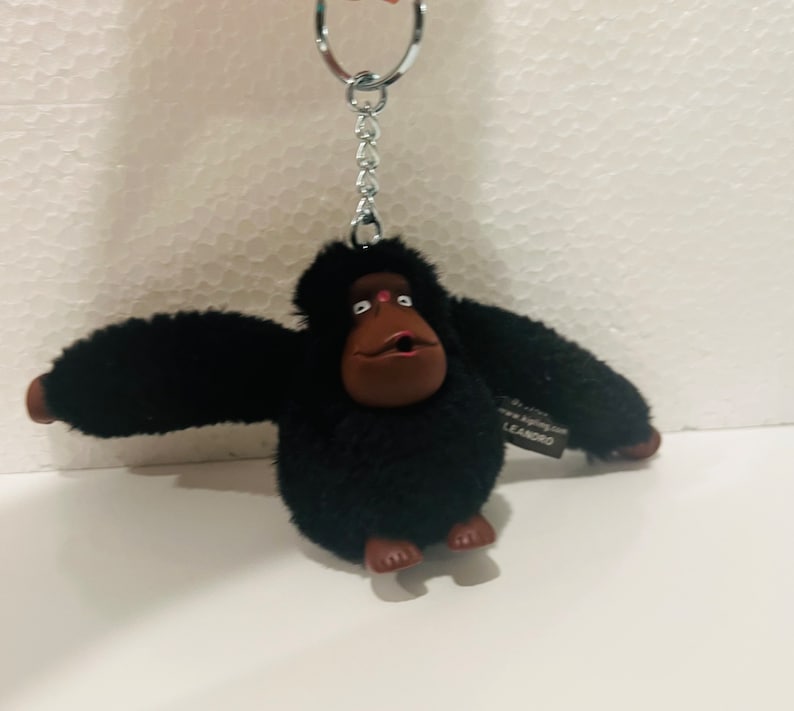 Kipling Large Gorilla Monkey Keychain - Etsy