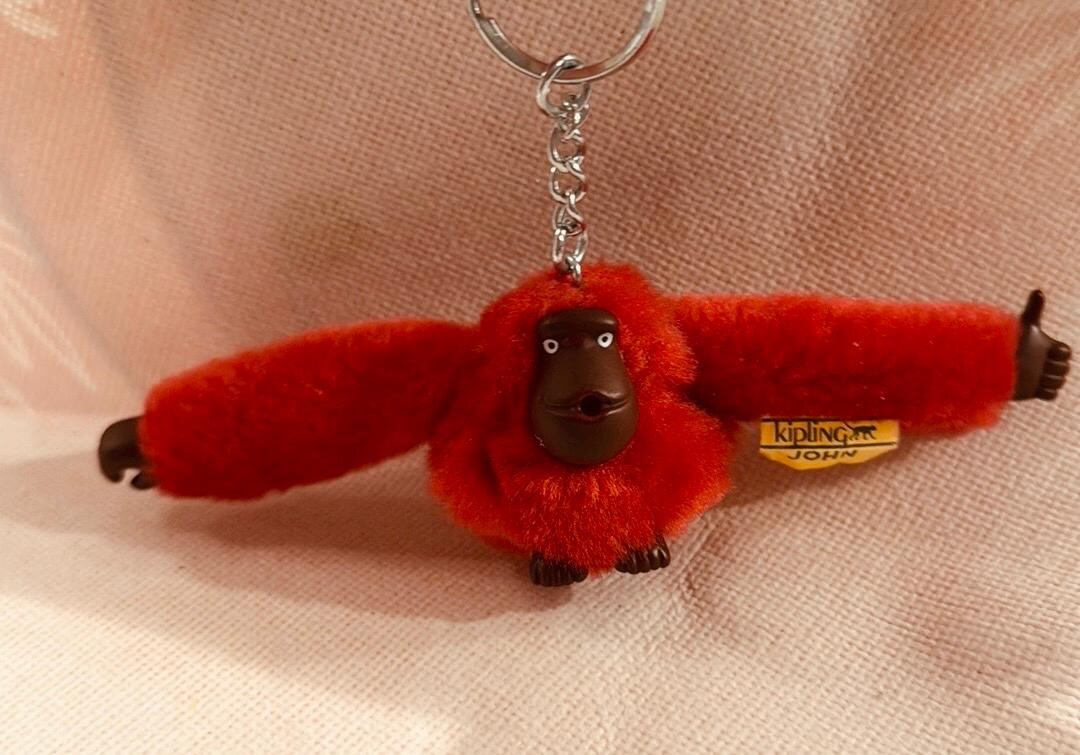Kipling Medium Gorilla Monkey Keychain - Etsy