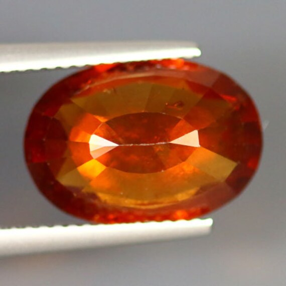 Jewelry Making & Beading Materials Natural Hessonite Garnet Loose 6.87 ...