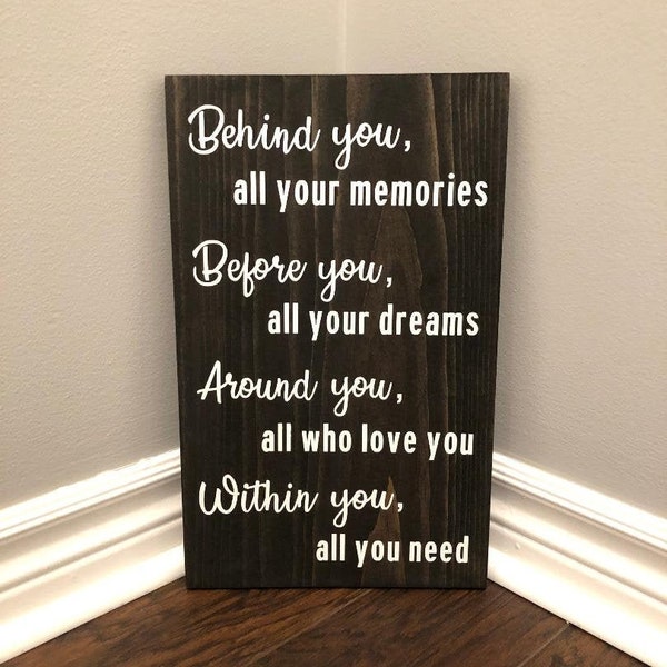 Behind You All Your Memories - Etsy