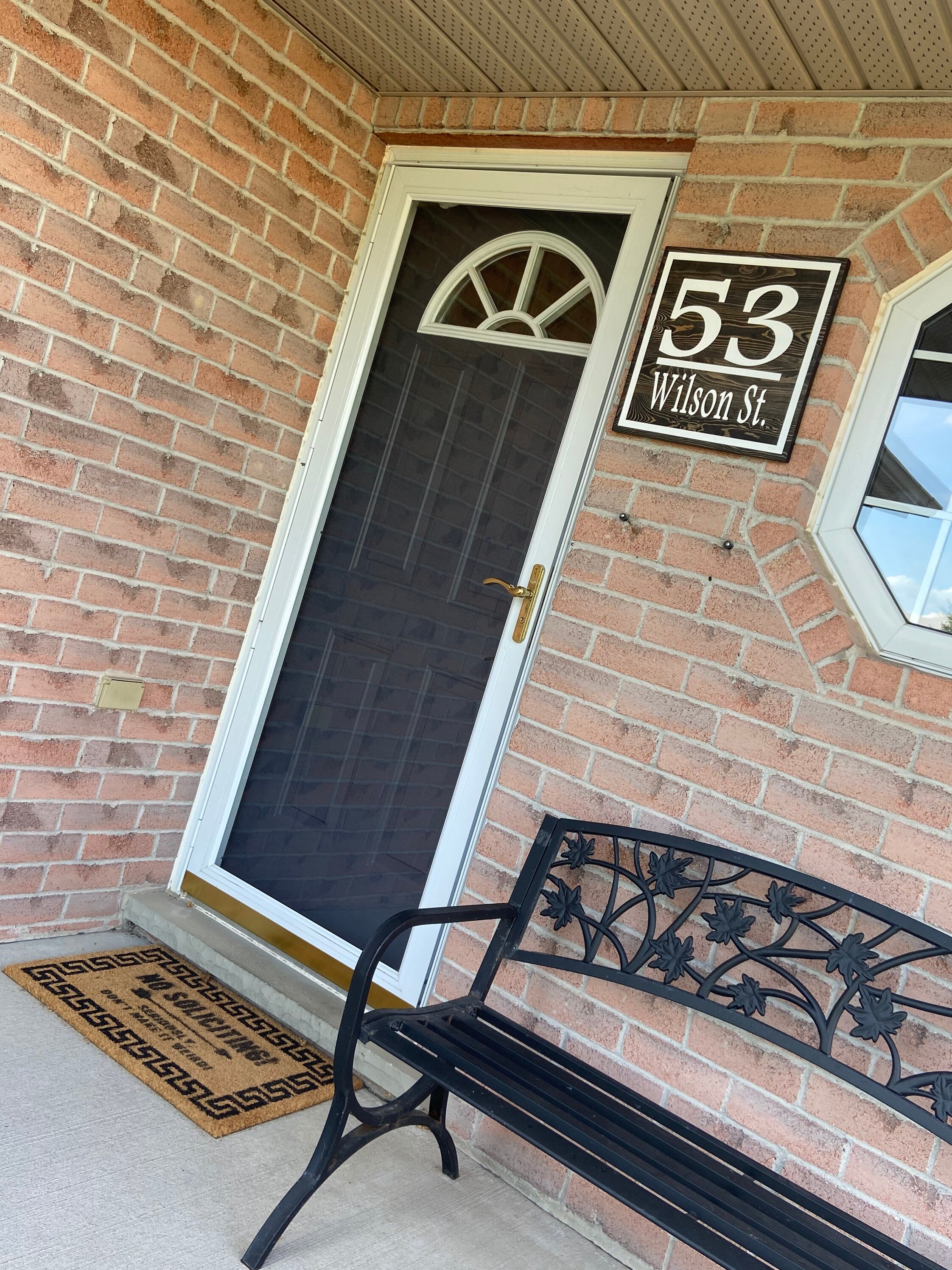 Porch Address Sign Porch Decor New House Gift Housewarming | Etsy