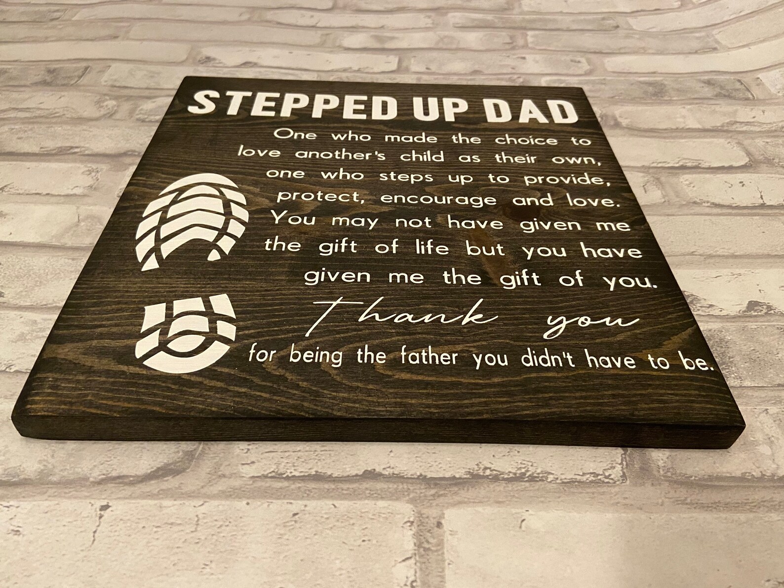 Stepped up Dad Step Dad Gift Mens Gift Fathers Day - Etsy