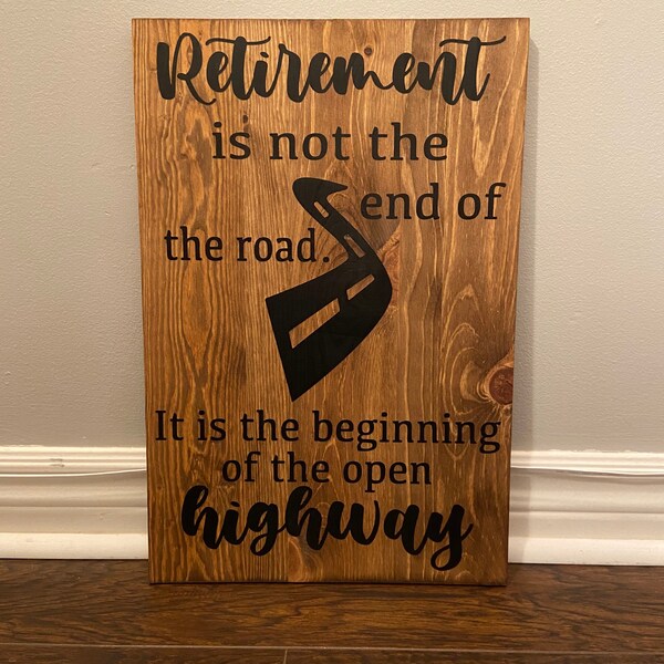 Retirement Road Signs - Etsy