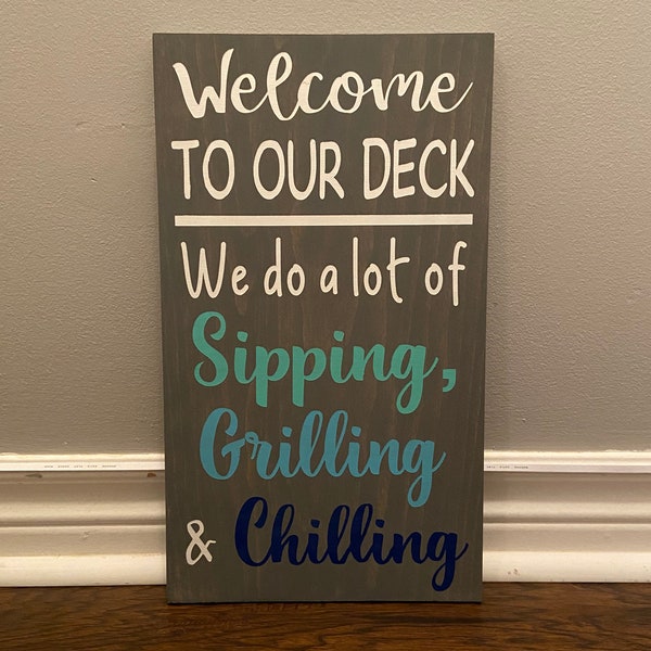 Deck Signs - Etsy