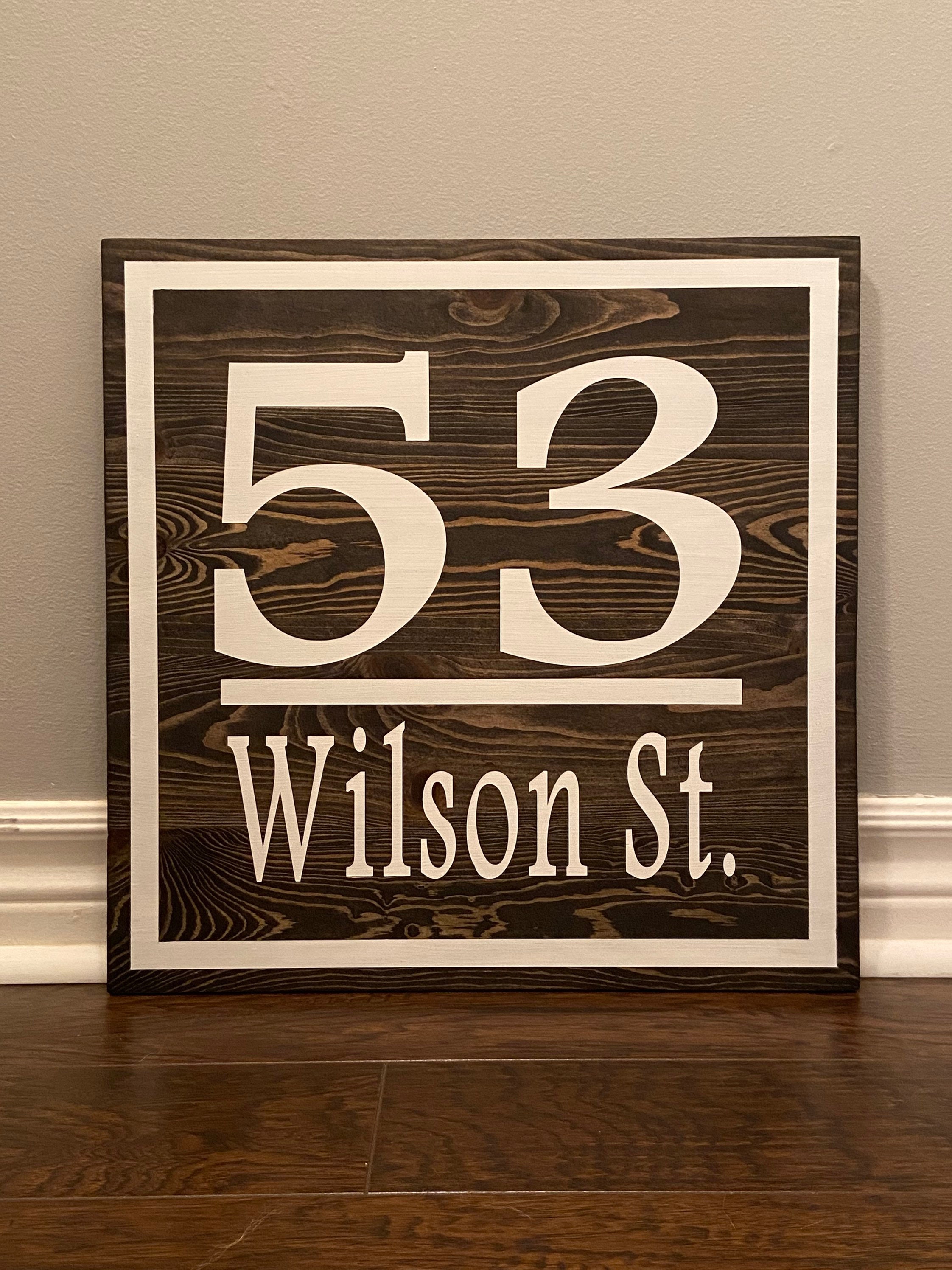 Porch Address Sign Porch Decor New House Gift Housewarming - Etsy