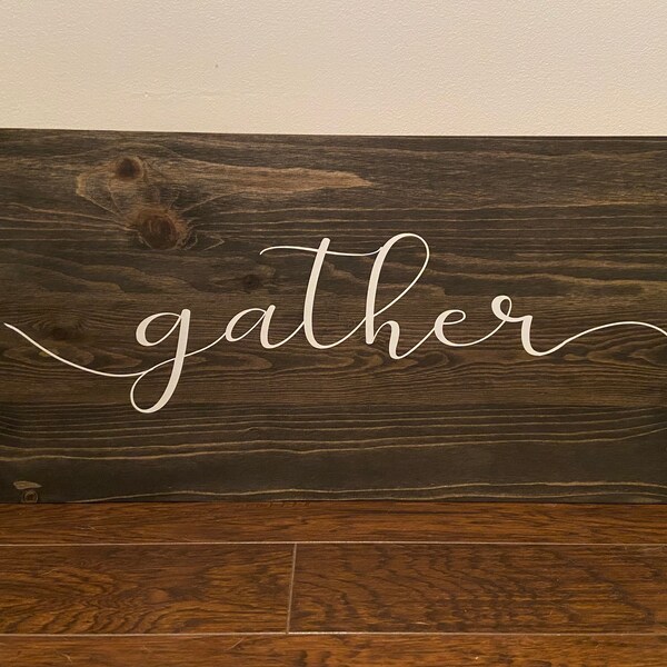 Gather Sign - Etsy UK