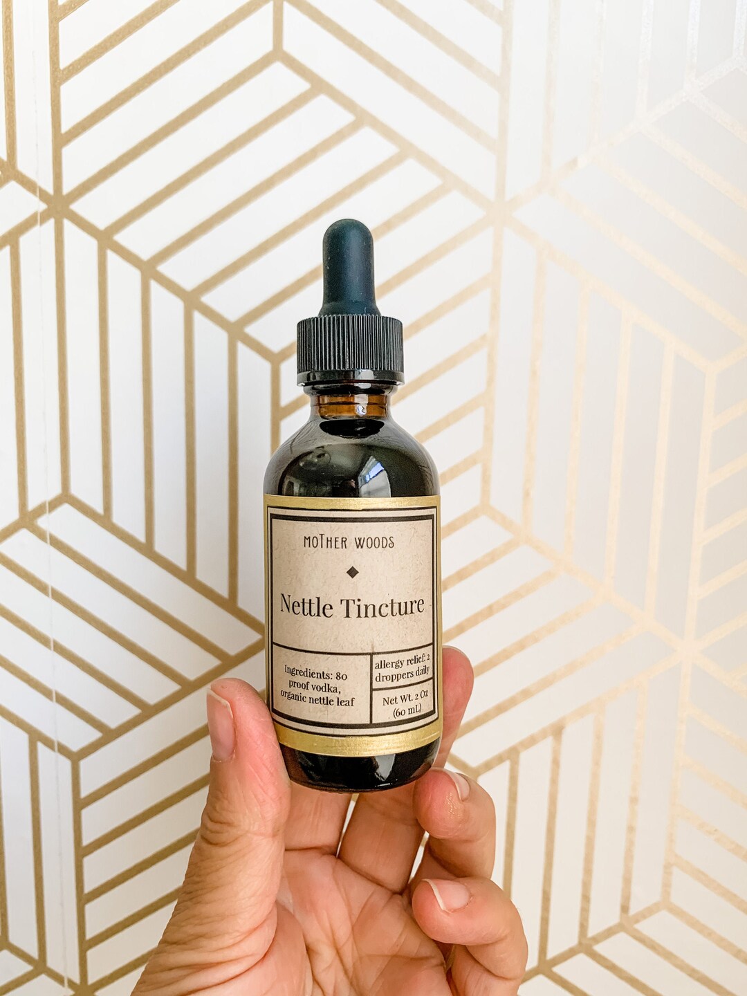 Organic Stinging Nettle Tincture Herbal Remedy for Allergies and UTI ...