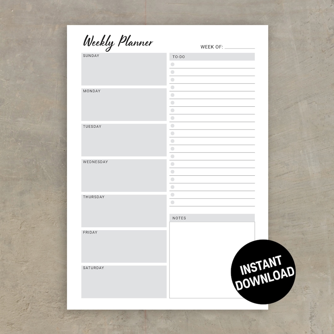 To Do List Printable, To-do's Planner Page, Productivity Planner, to Do ...