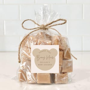 Teddy Bear Baby Shower Thank You Favor Stickers or Tags | Gender ...