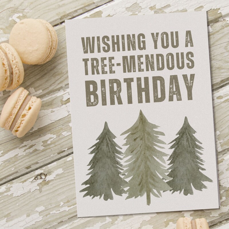 Rustic Birthday Card - Etsy