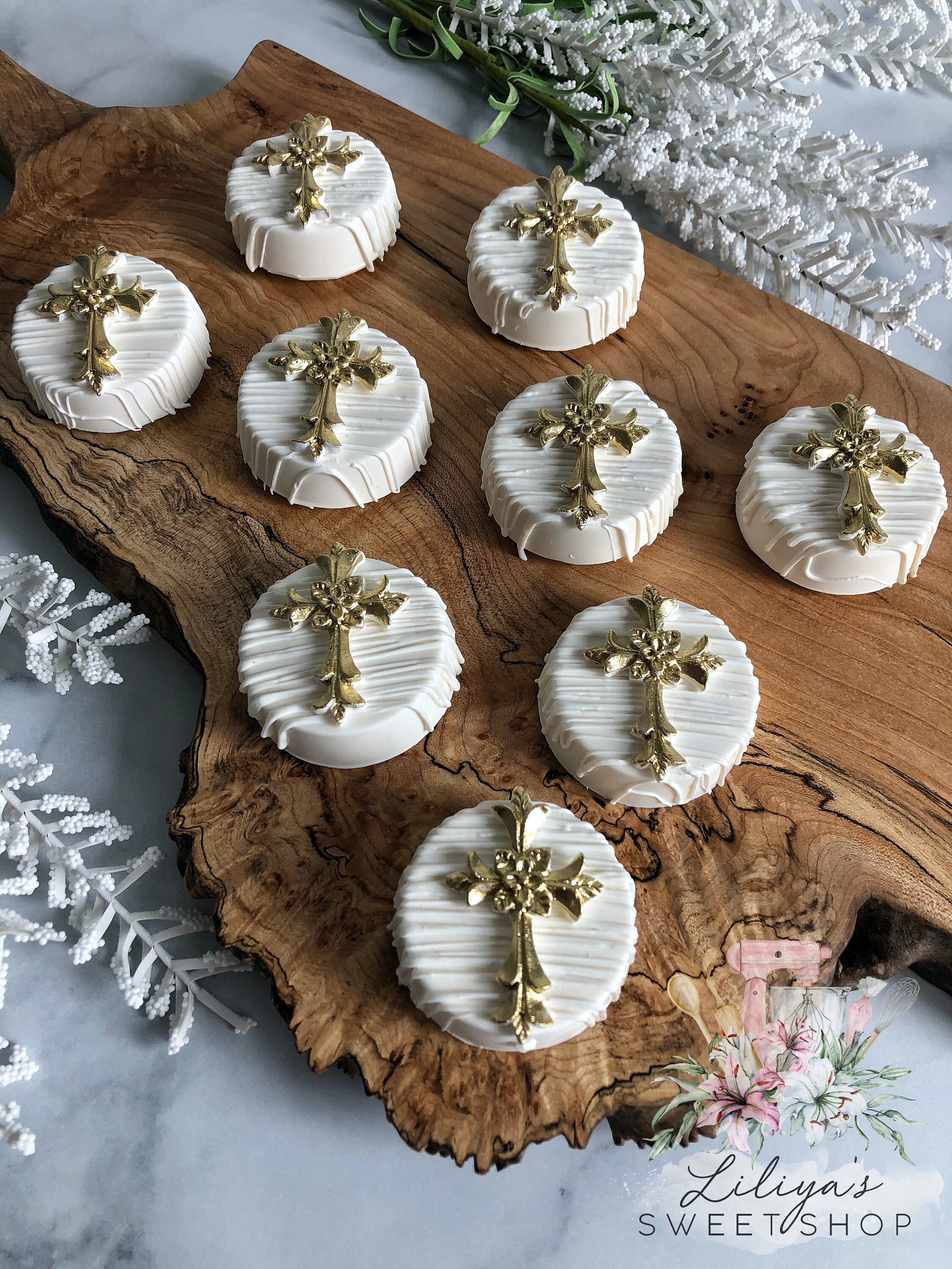 Baptism Chocolate Covered Oreos Communion Chocolate Covered Oreos - Etsy