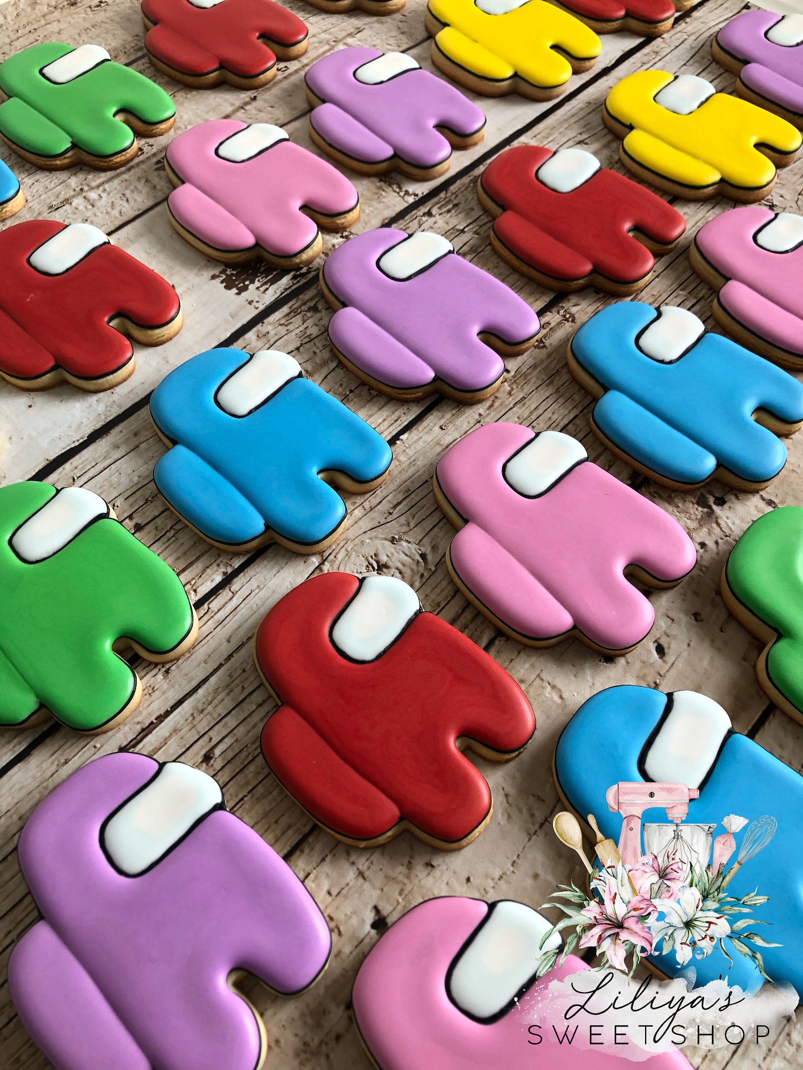 Among Us Sugar Cookies Among Us Birthday Cookies Cookies - Etsy Canada