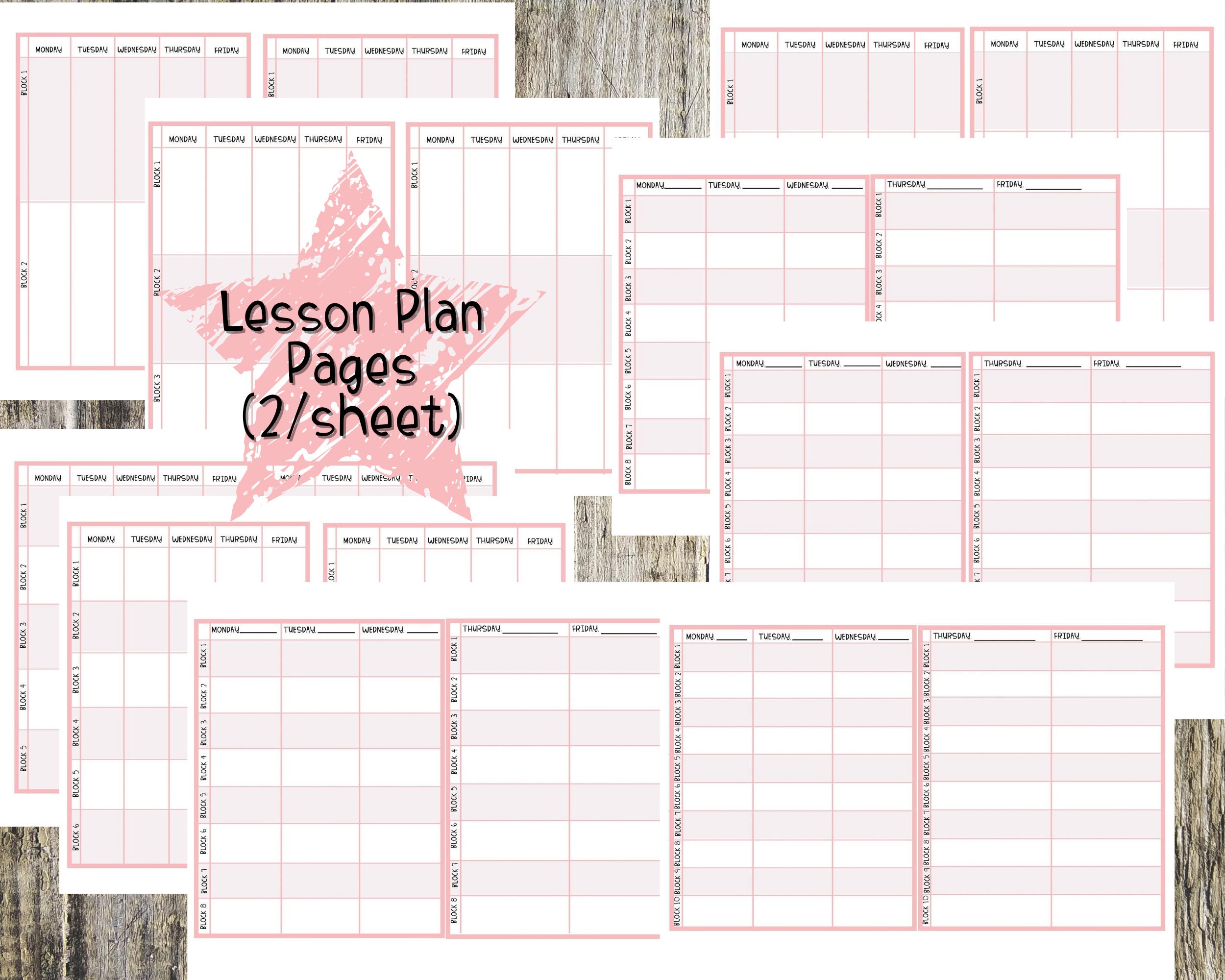 Printable Teacher Desk Planner L Instant Download L PDF - Etsy