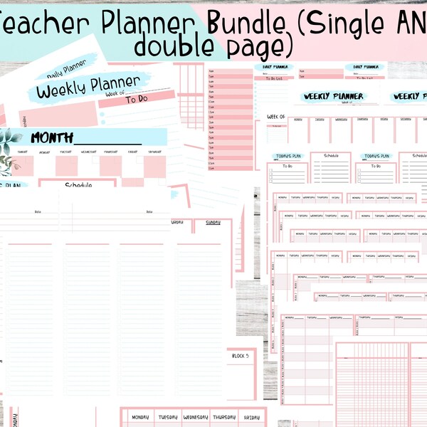 Teacher Planner - Etsy