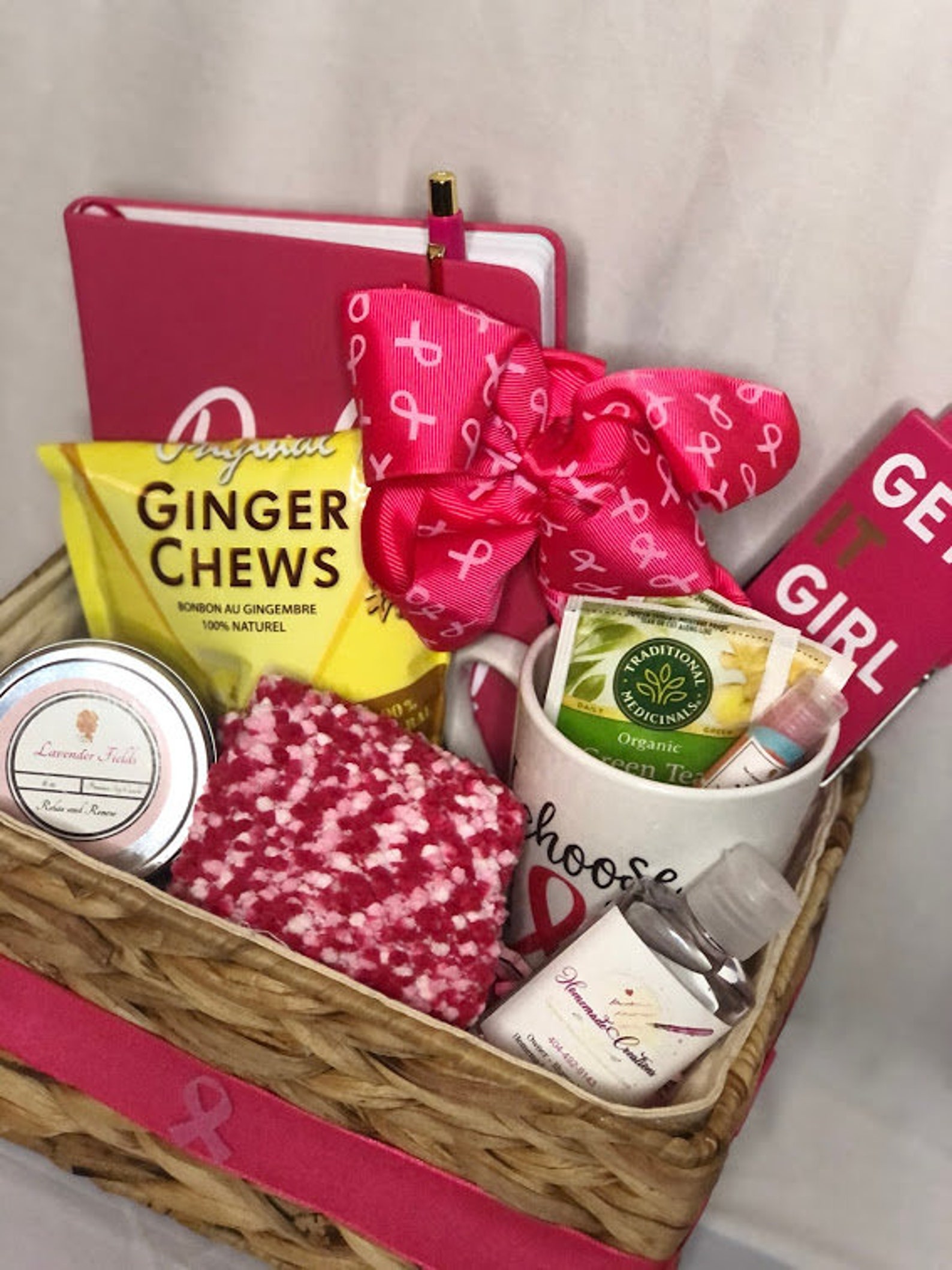 Breast Cancer Gift Basket Hope Gift Basket Breast Cancer | Etsy