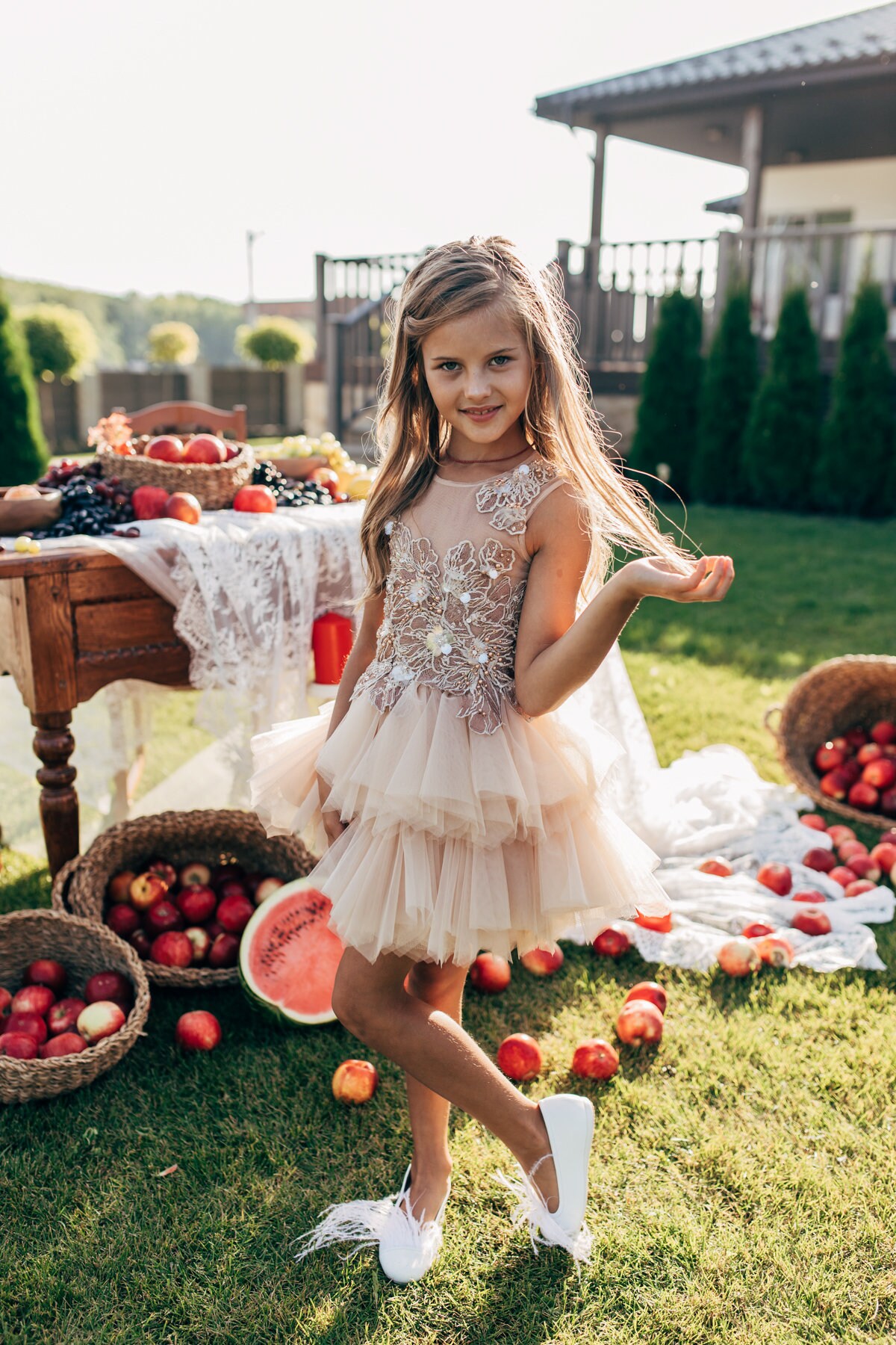 Duchess 4T Little Girl Party Dress Flower Girl Dress Little Girl ...