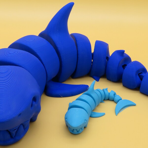 Articulated 3d Print Shark - Etsy