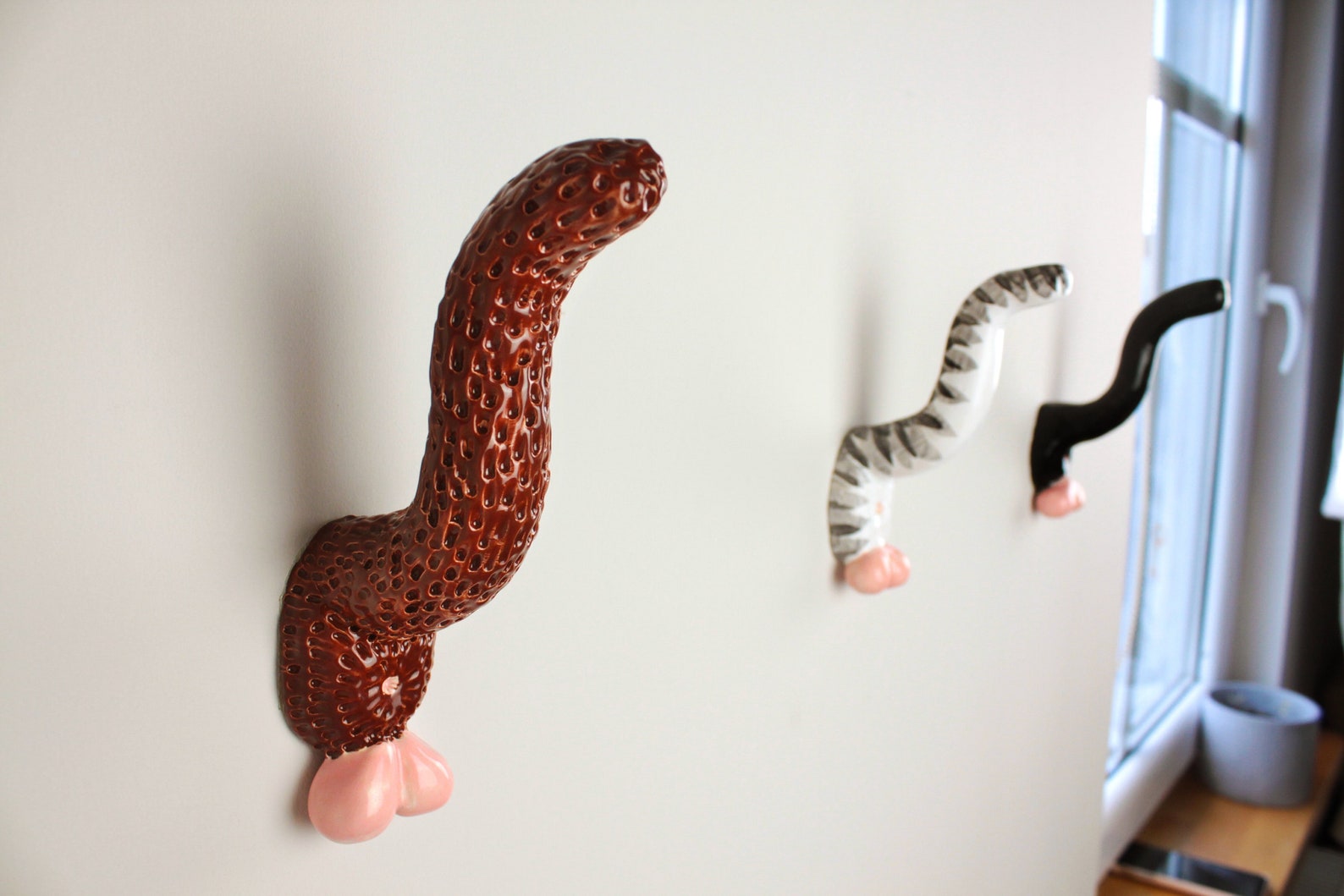 Сat Tail Hook, Cat Butt Hat Rack, Cat Lover Gift, Cat Lover Decor ...