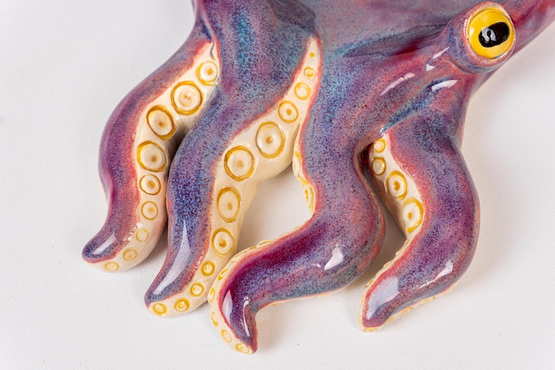 Octopus Spoon Rest, Kitchen Decor, Kitchen Gift, Ceramic Spoon Rest - Etsy