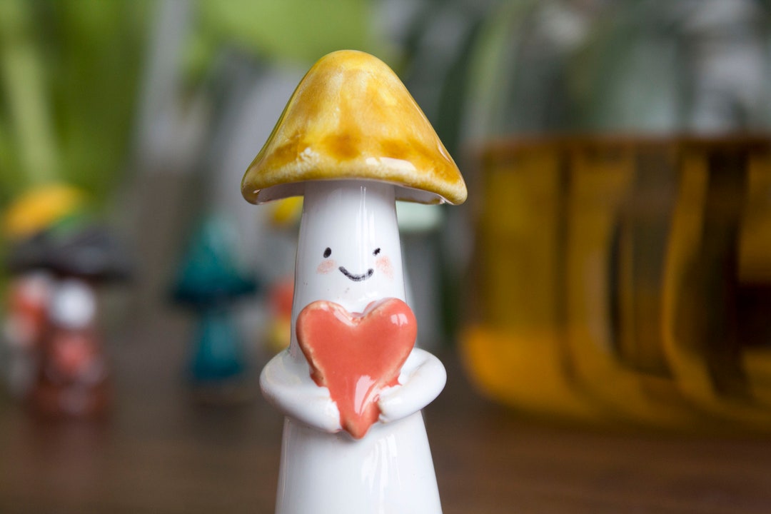 Funny Baby Mushroom With Heart, Small Mushroom, Mushroom Lovers Gift ...