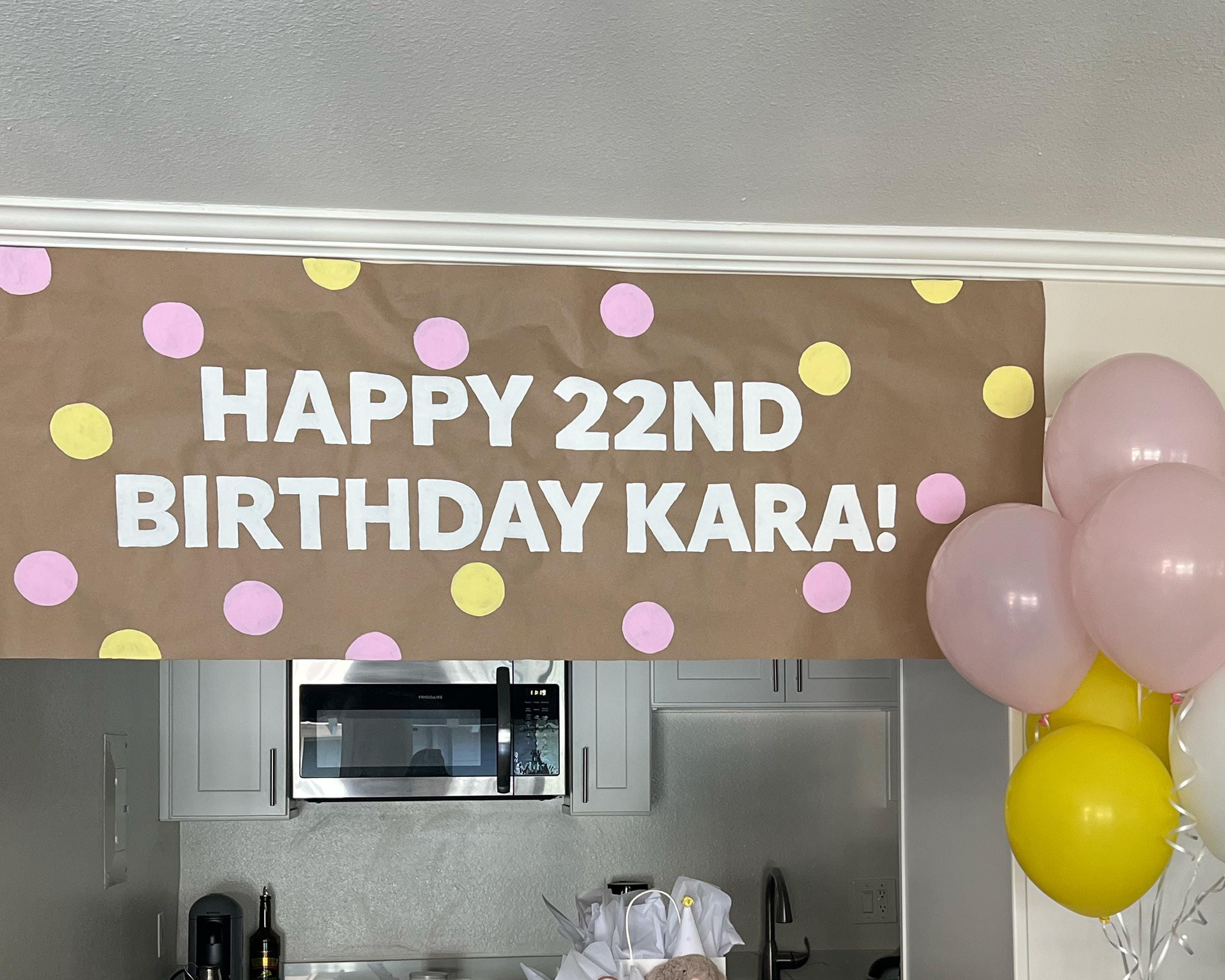 Custom Hand-painted Craft Paper Banner - Etsy