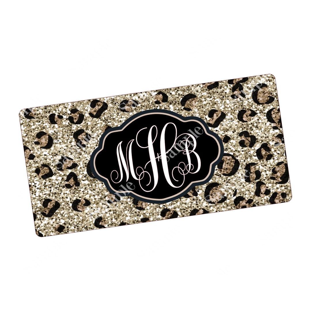 Personalized Monogrammed Car Tag | Initial Car Tag | License Plate ...