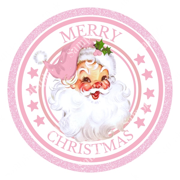 Pink Santa - Etsy