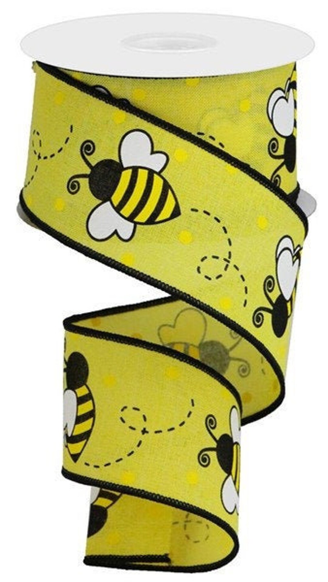 Bumble Bee Wired Ribbon, Spring Honey Bee Ribbon 2.5 Inch, 10 Yards ...