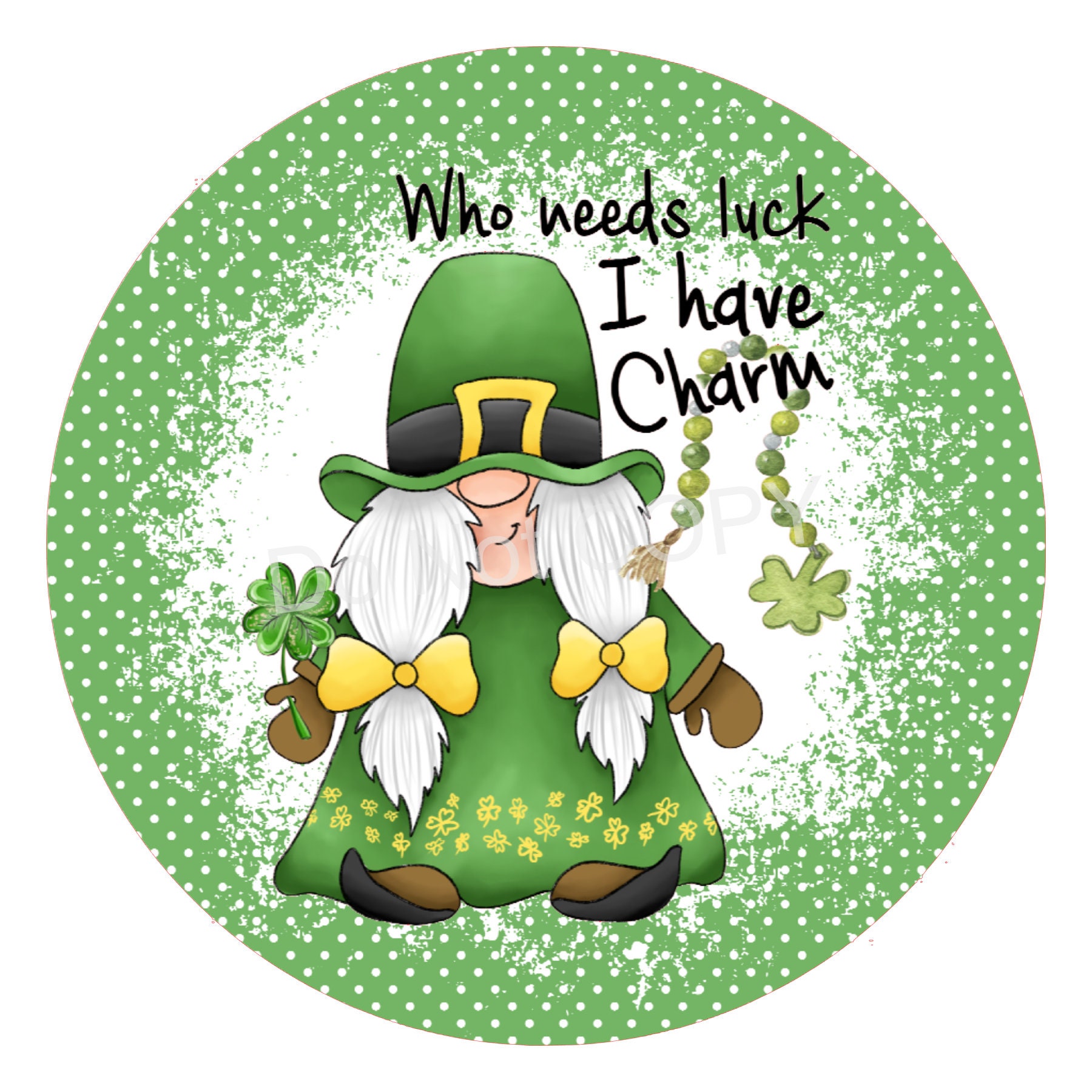I Have Charm Leprechaun St. Patrick's Day Sign Door - Etsy