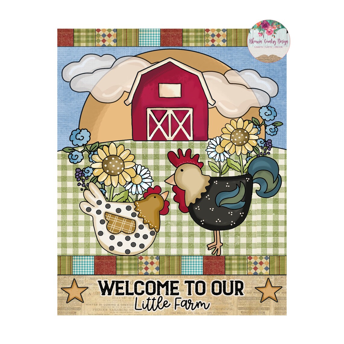 Welcome to Our Farm Sign Farmhouse Decor Door Hanger Tray - Etsy