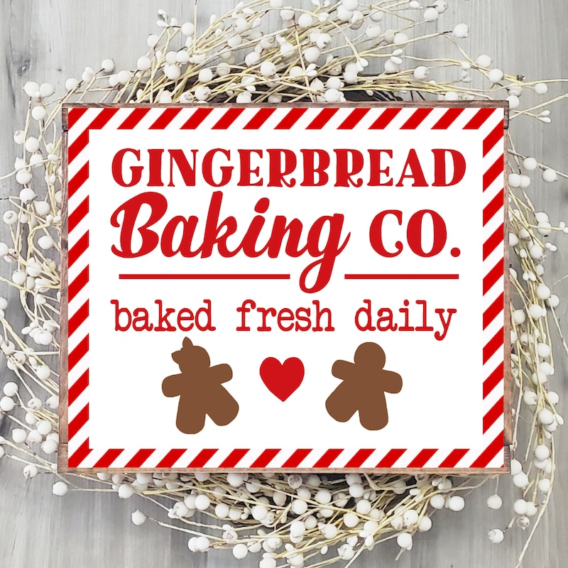 Gingerbread Sign - Etsy