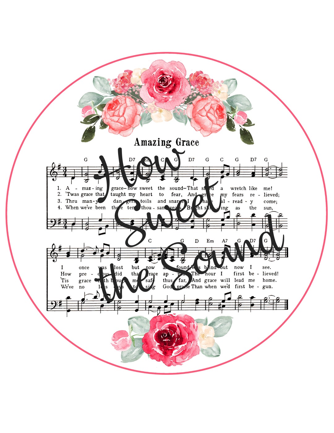 Amazing Grace Inspirational Sign White | Bible Verse Scripture Sign ...