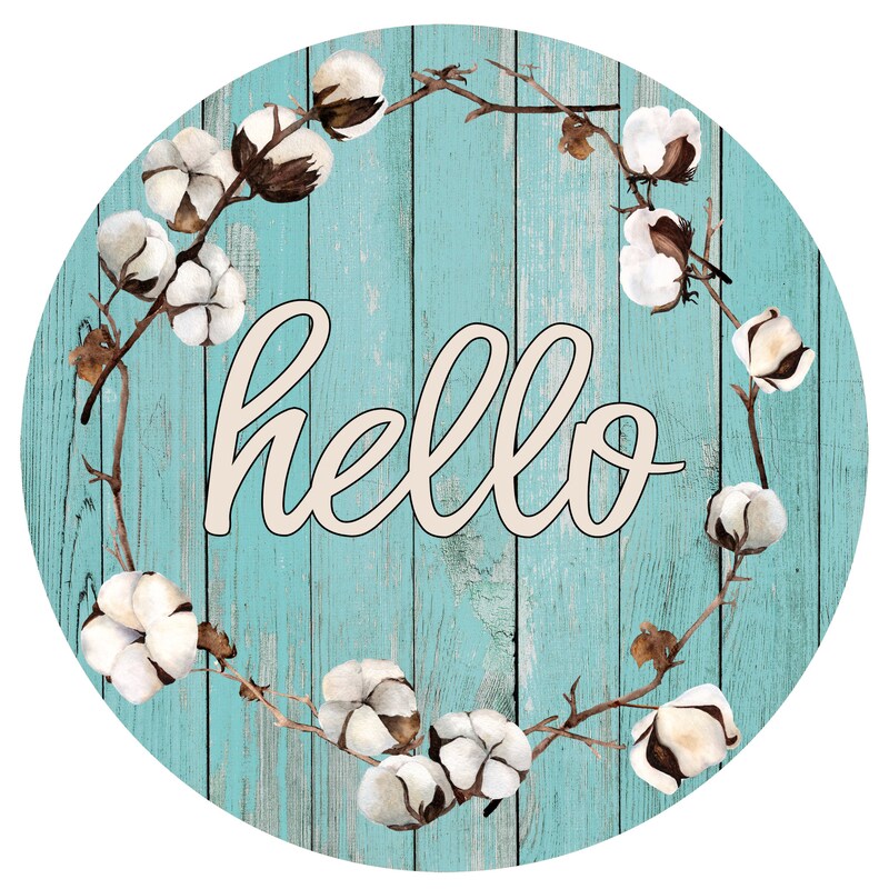 Cotton Wreath - Etsy