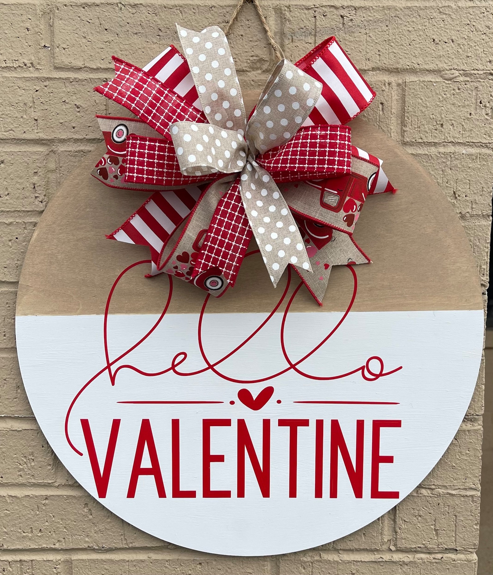 Valentine Door Hanger Hello Valentine Door Hanger Farmhouse - Etsy