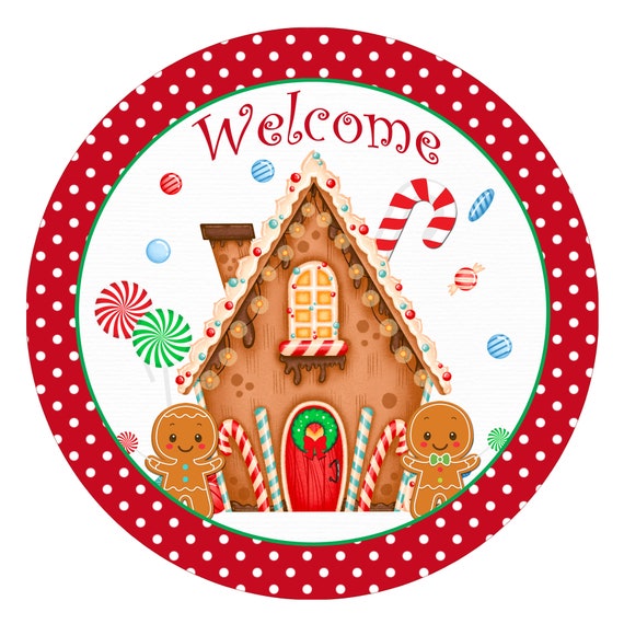 Happy Holiday Gingerbread House Gingies Christmas Sign - Etsy
